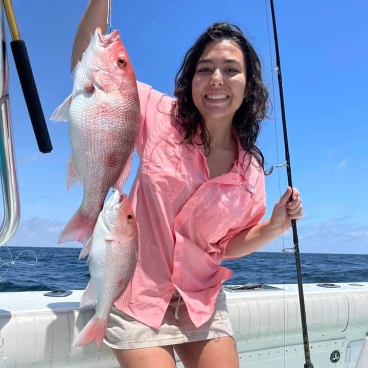 Vermillion Snapper Fishing Charters in Galveston Island