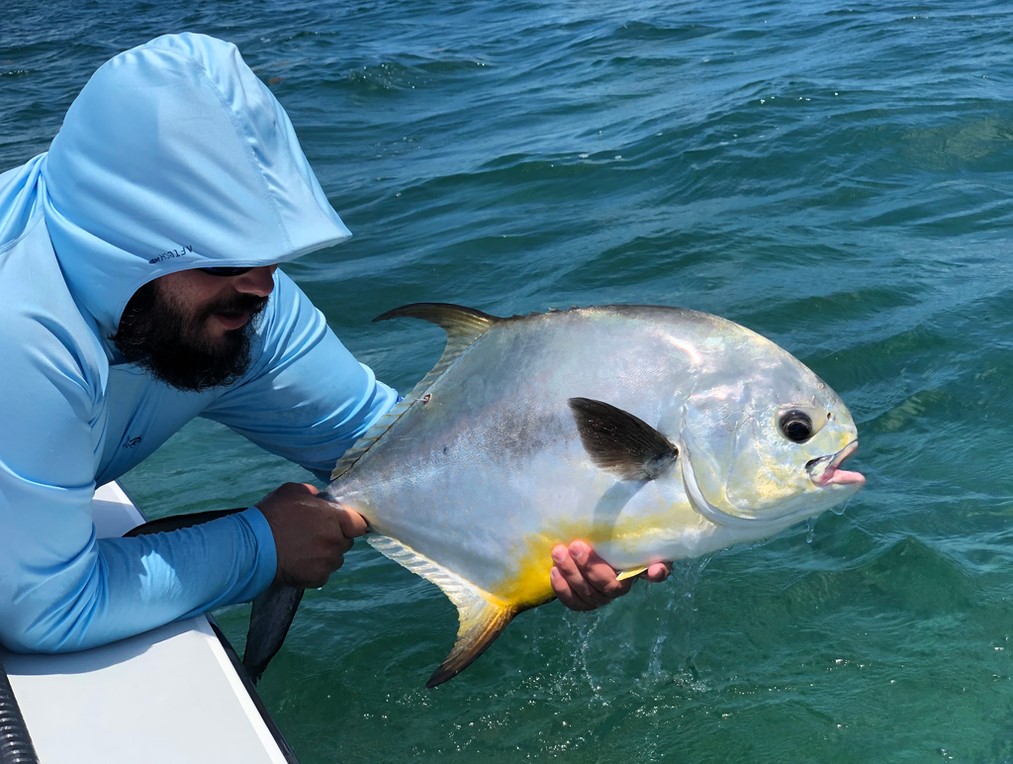 Florida Pompano Fishing Charters in Everglades